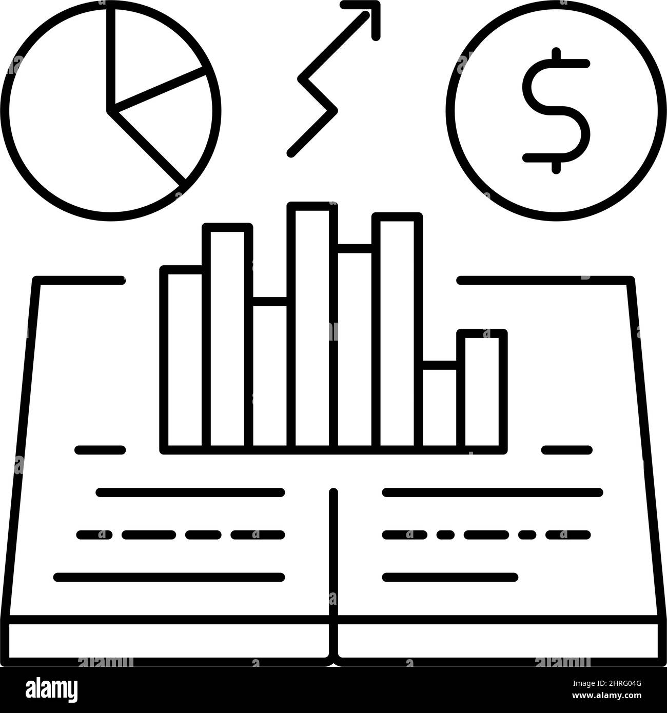 economic history line icon vector illustration Stock Vector Image & Art ...