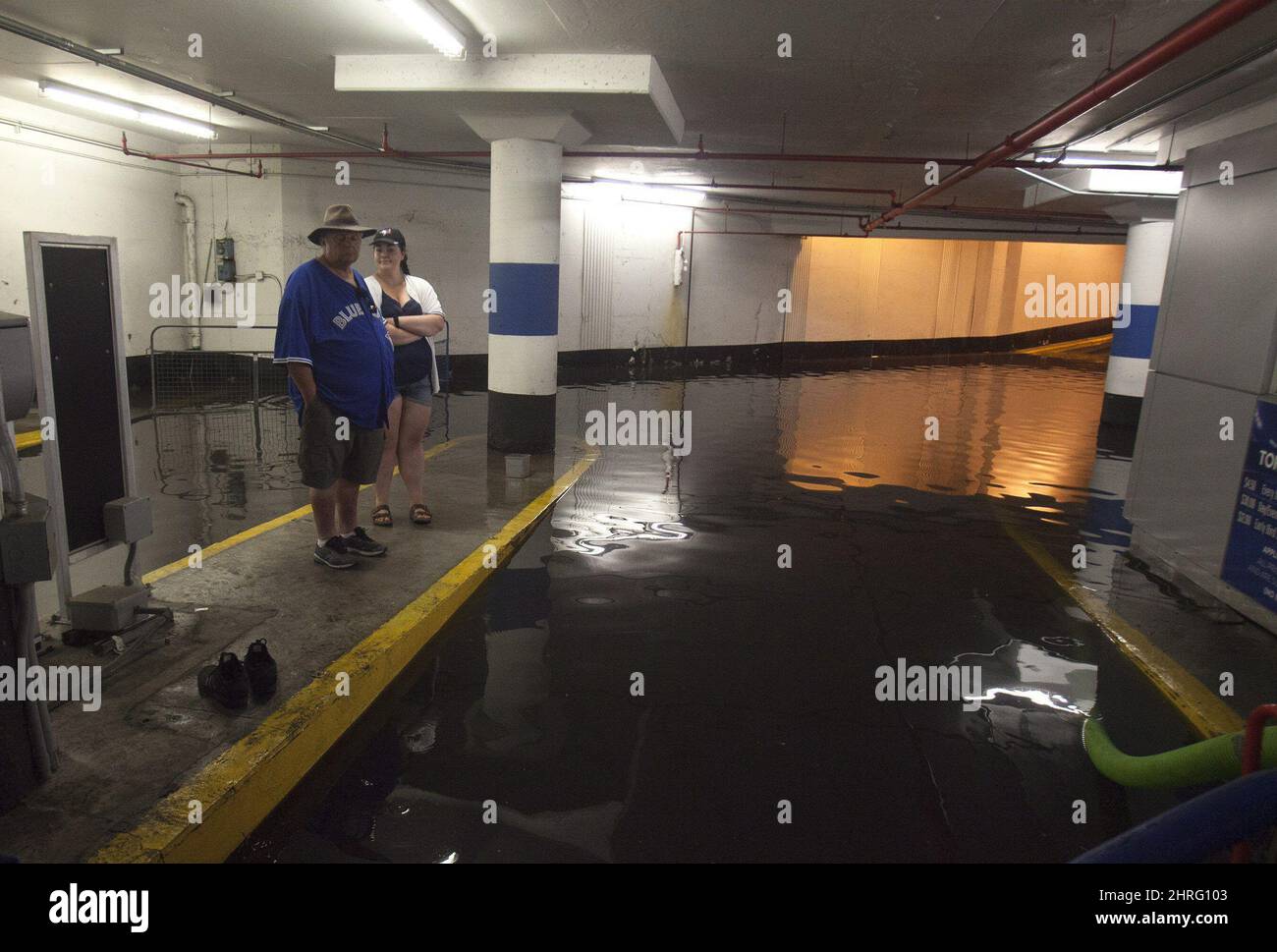 Toronto Blue Jays fans get stuck in the Rogers Centre as the entrance ...