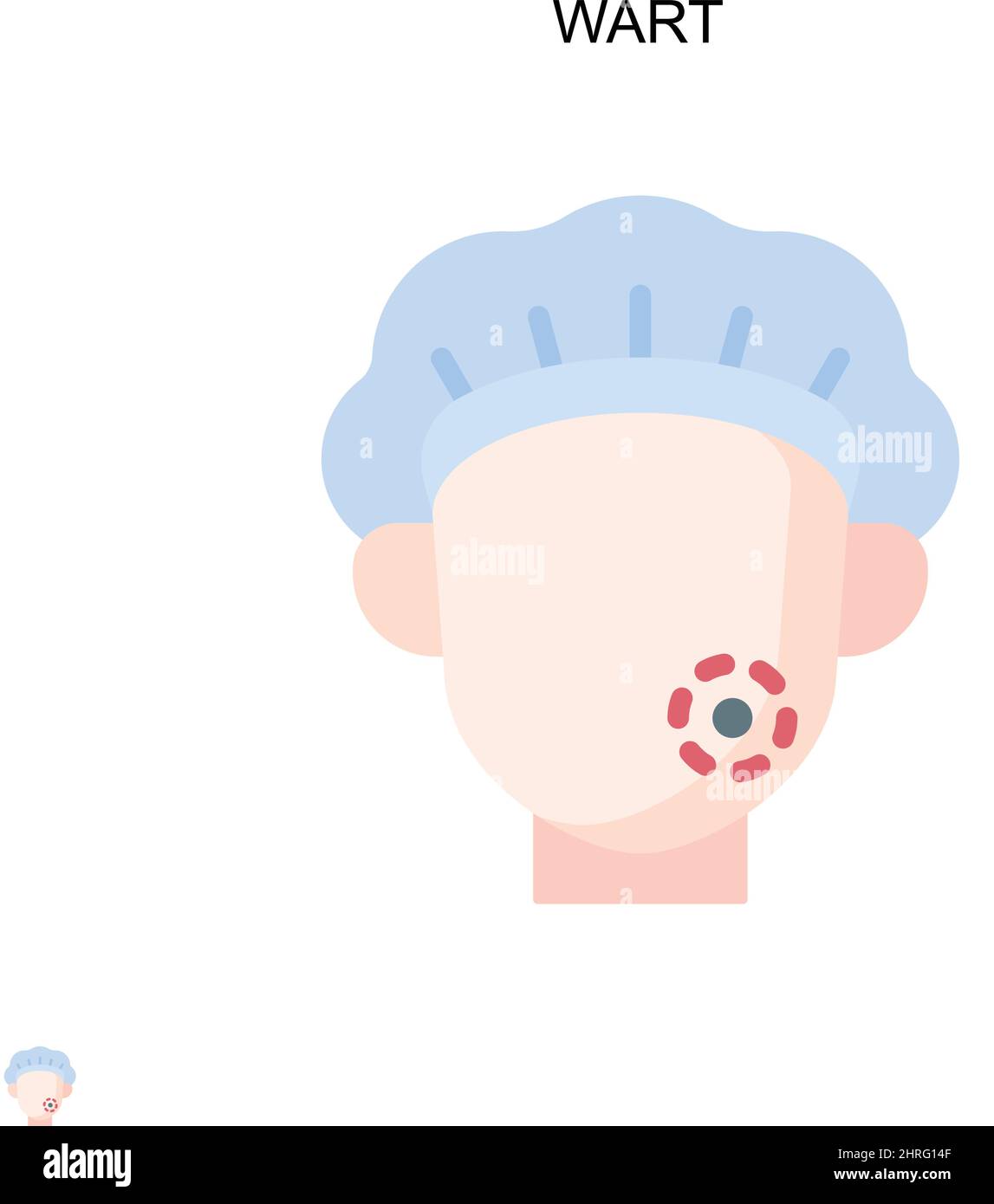 Wart treatment woman Cut Out Stock Images & Pictures - Alamy