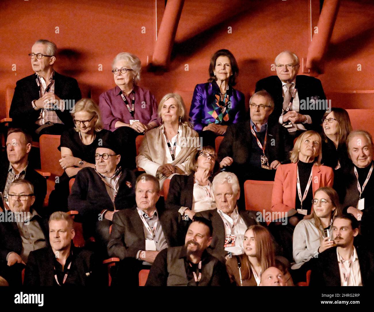 King Carl Gustaf and Queen Silvia with the King's sister ...