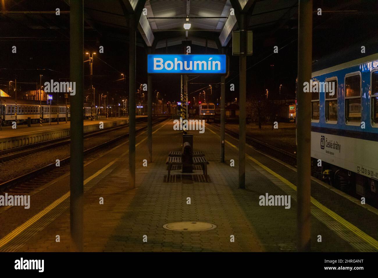 Bohumin, Czech Republic. 25th Feb, 2022. Bohumin railway station, North ...