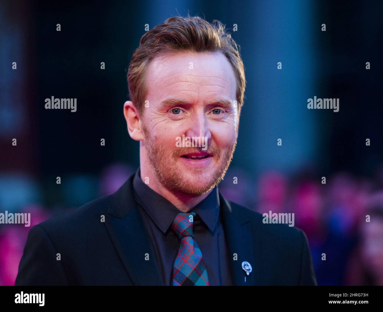 Actor Tony Curran poses for photographs on the red carpet after ...
