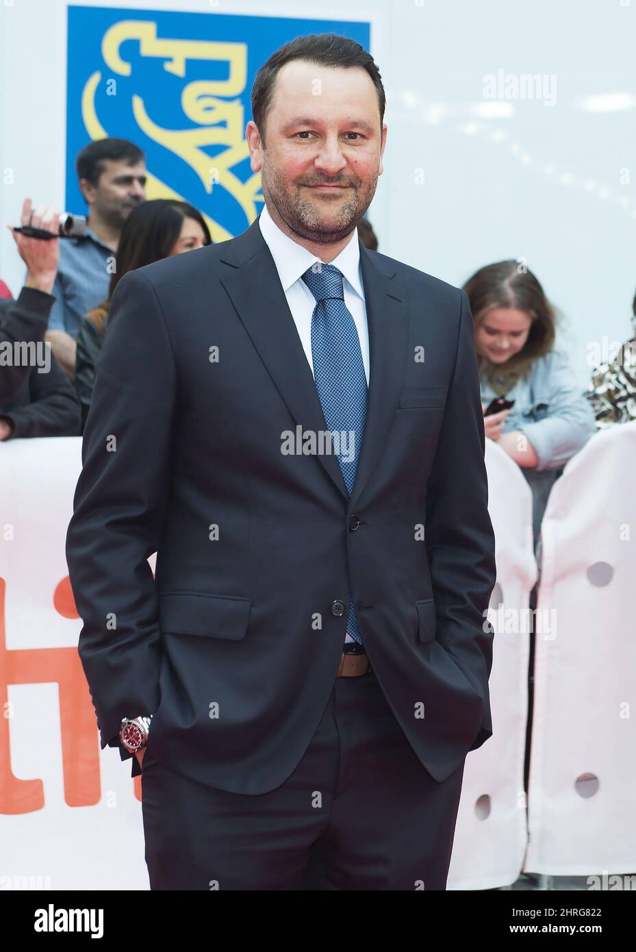 Director Dan Fogelman poses for photographs on the red carpet after ...