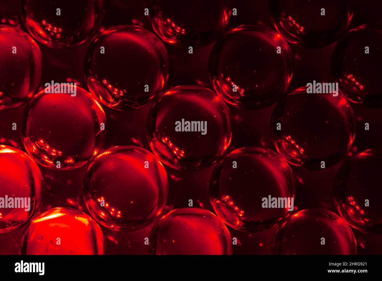 Beautiful gradient red Emerald Balls Color Background. Marble Magic ...