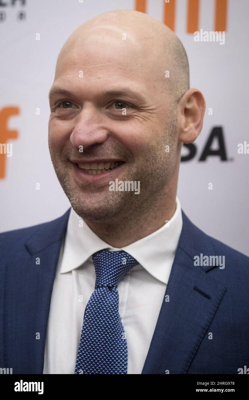 Actor Corey Stoll poses for photo on the red carpet for the premiere of ...