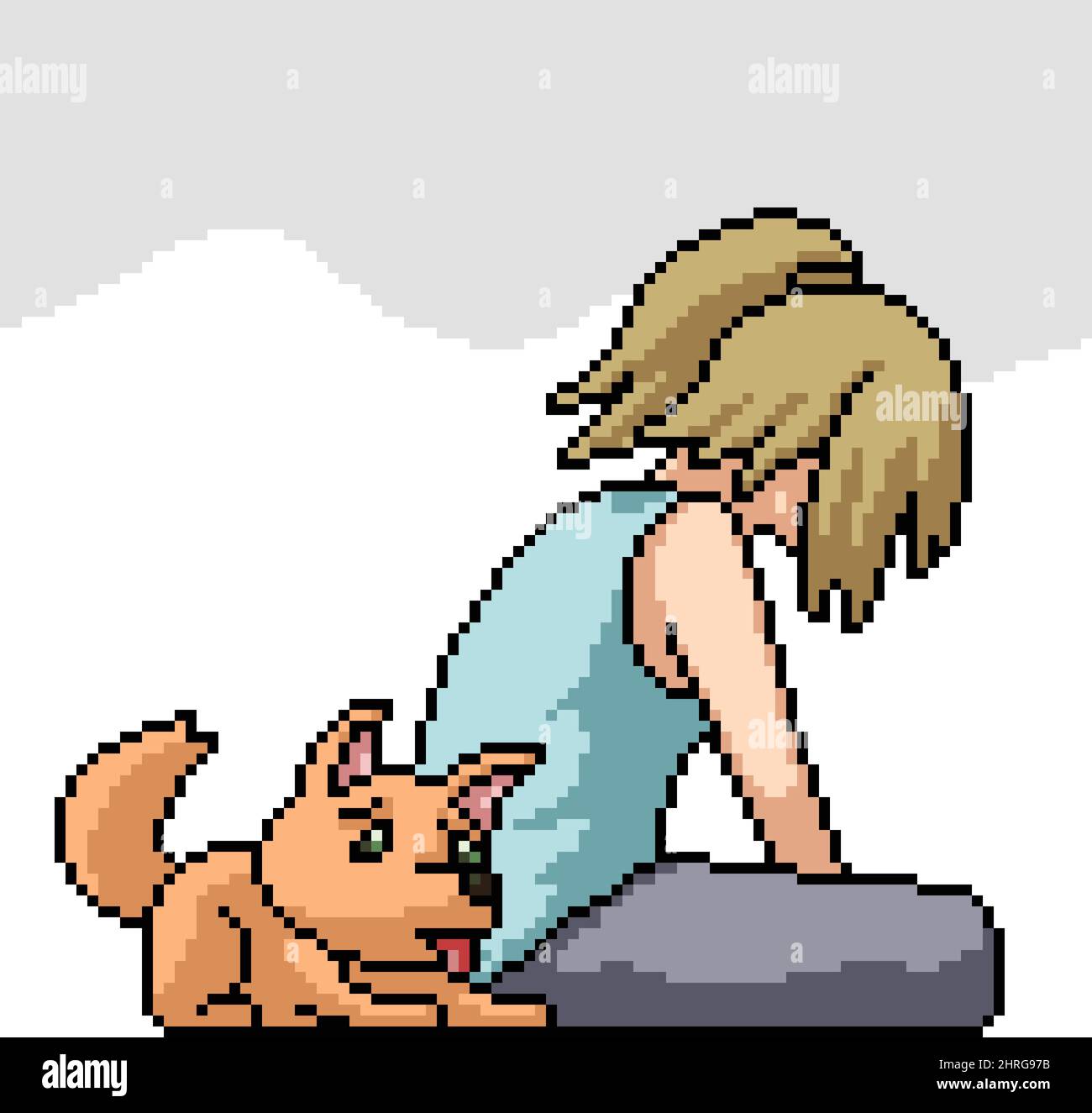 Cartoon doodle sad dog hi-res stock photography and images - Alamy