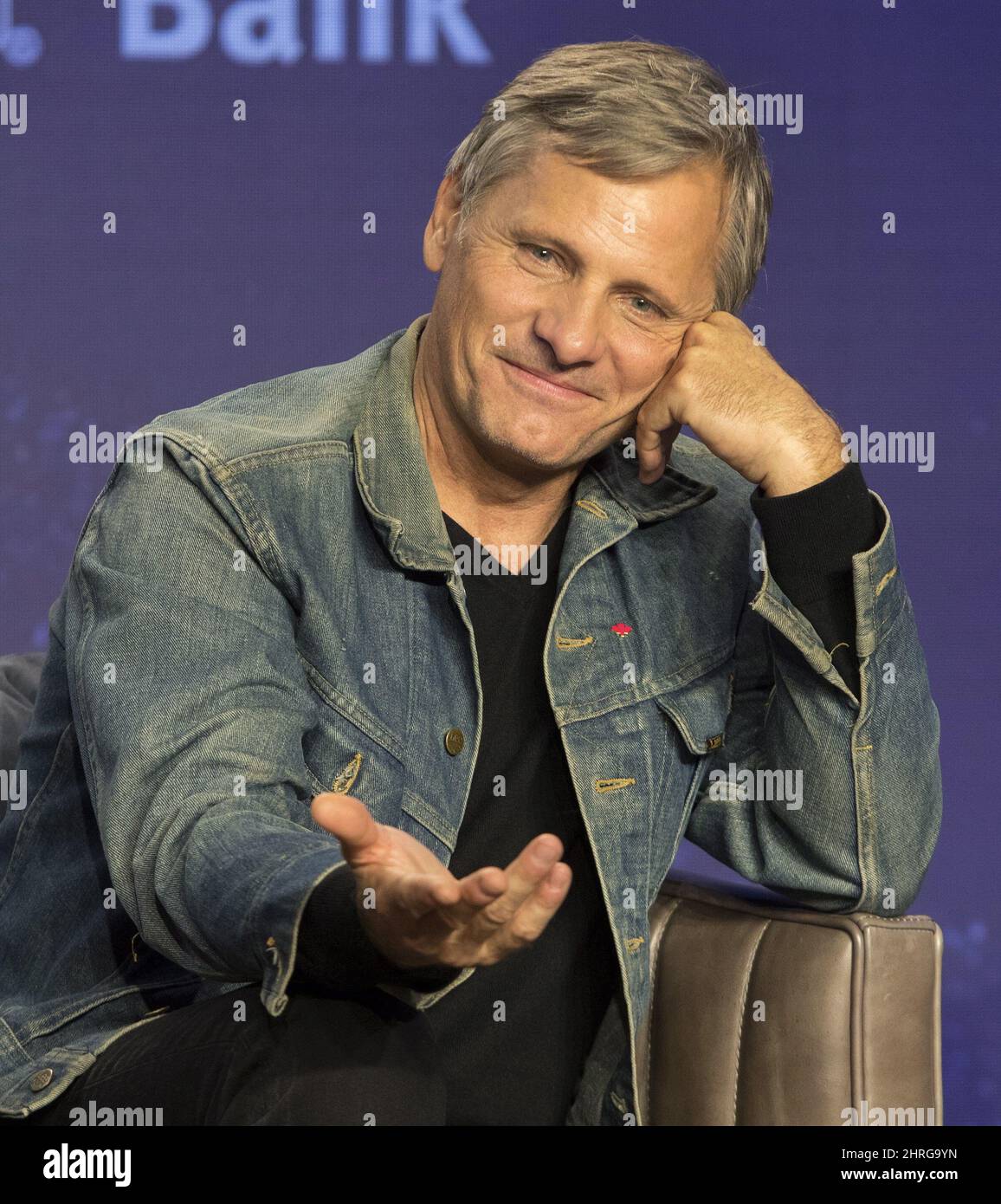 Actor Viggo Mortensen attends a press conference to promote the movie ...