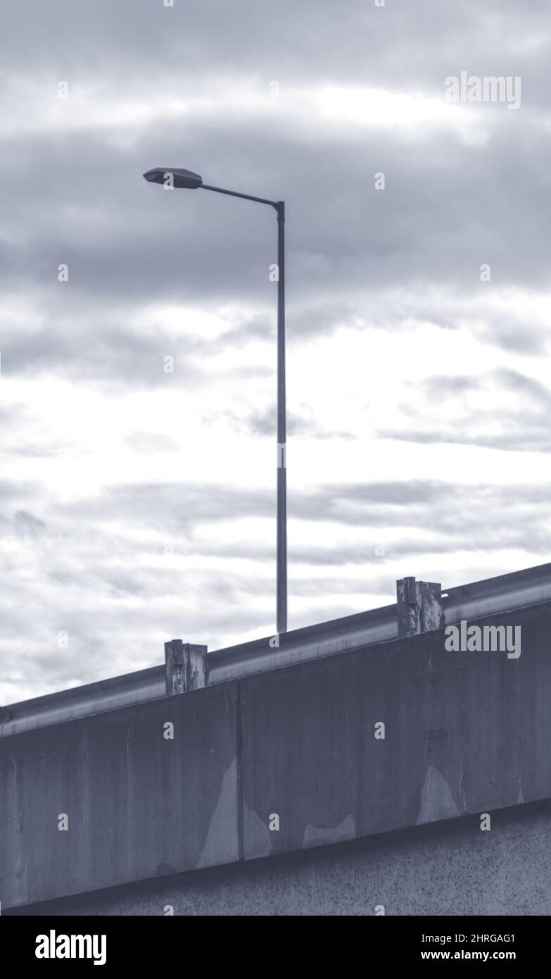 Vertical shot of an electric pole in the streets of Budapest, Hungary ...