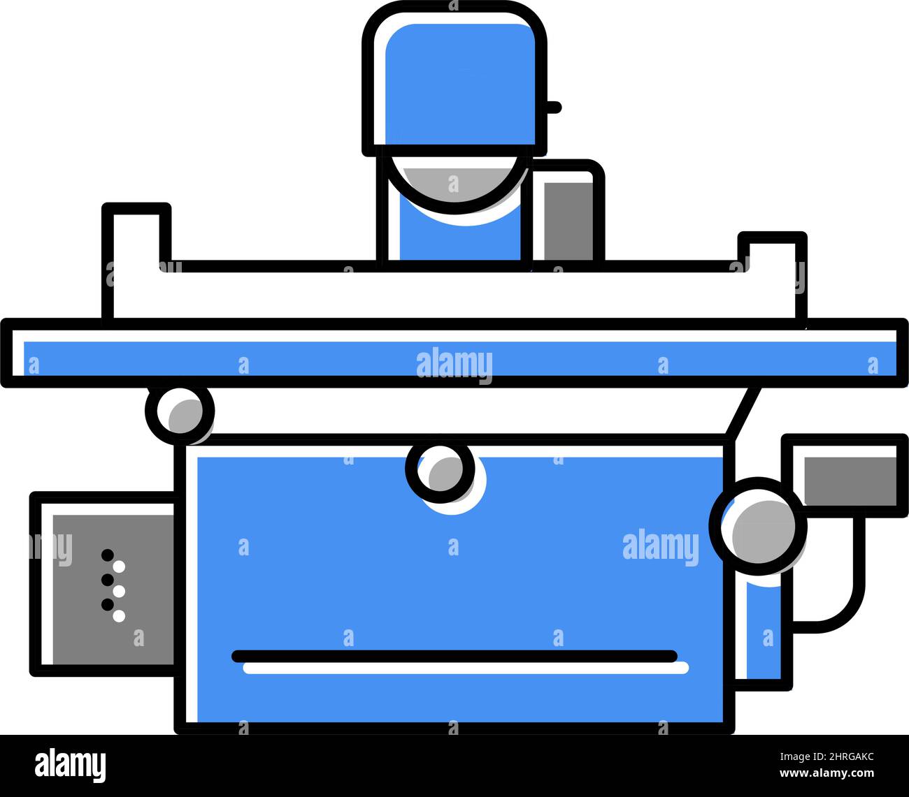 grinding machine color icon vector illustration Stock Vector Image ...