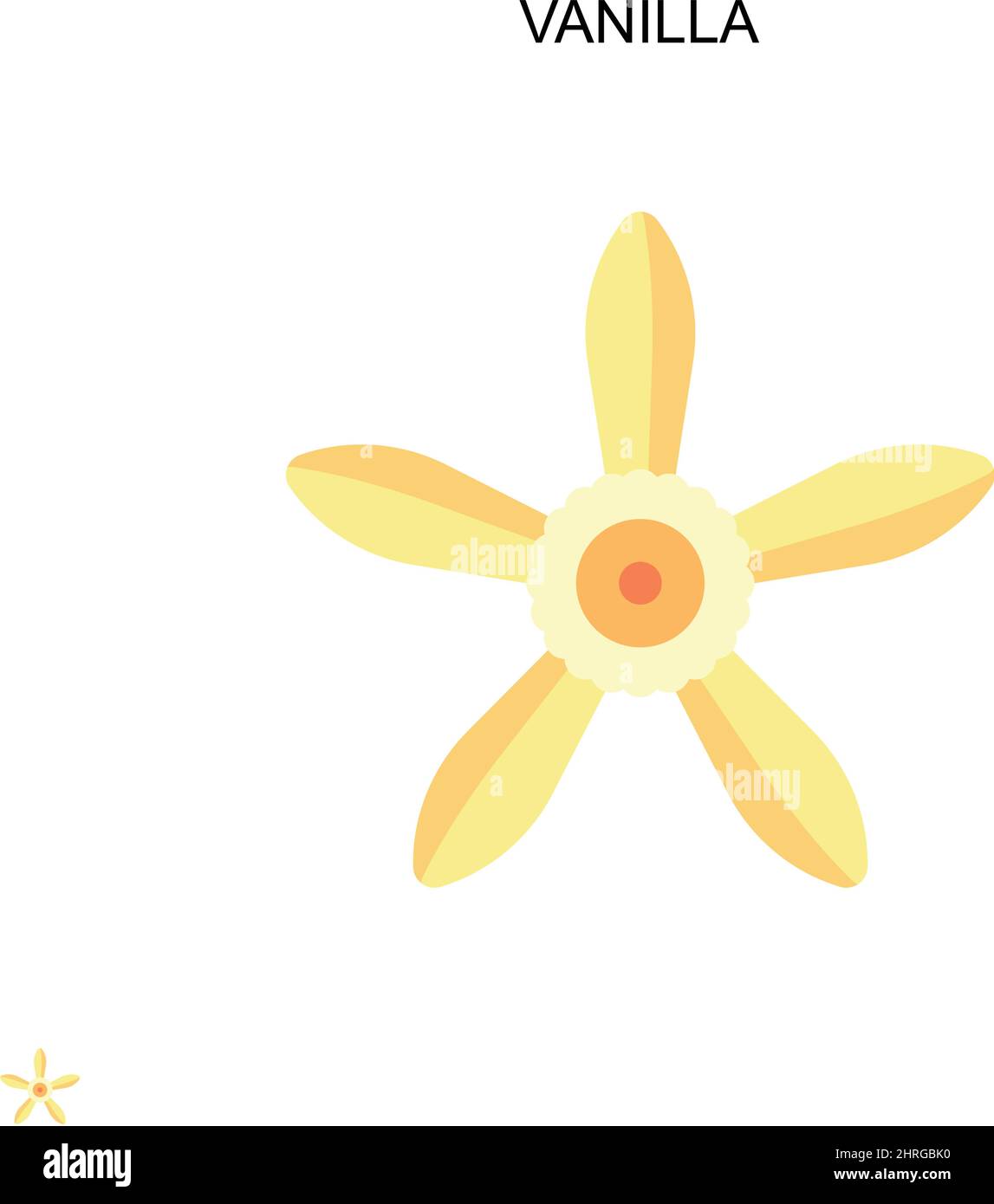 Vanilla plant illustration hi-res stock photography and images - Alamy