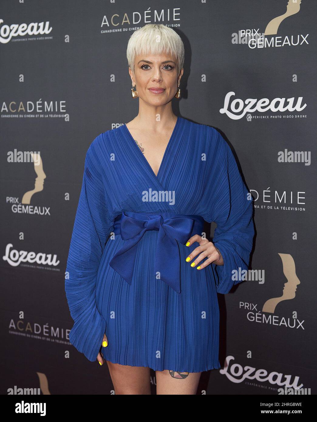 Claudine Prevost arrives at the Gala Gemeaux awards ceremony in ...