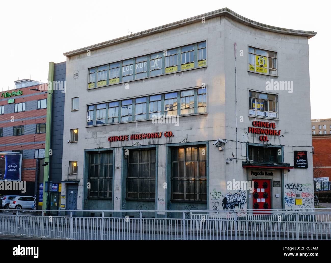 The Chinese Firework Company, housed in a run-down building in inner ...