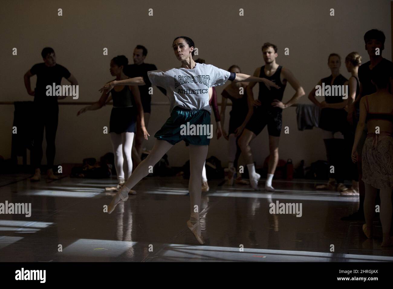 Dancers are seen at the National Ballet of Canada's Company Class in ...