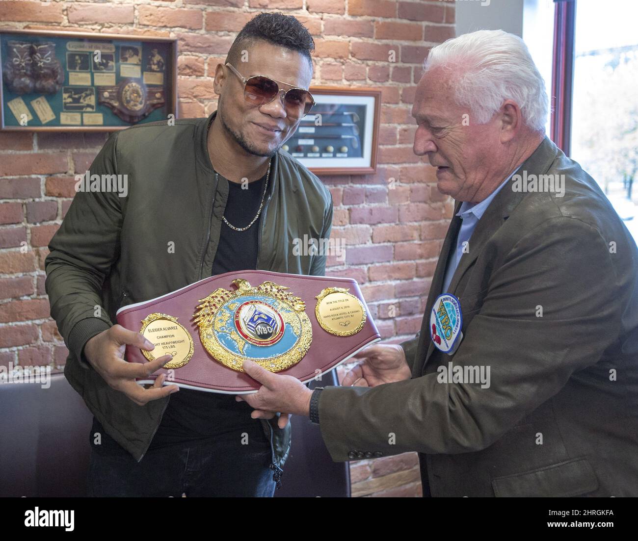 World Boxing Organization light-heavyweight champion Eleider Alvarez of ...