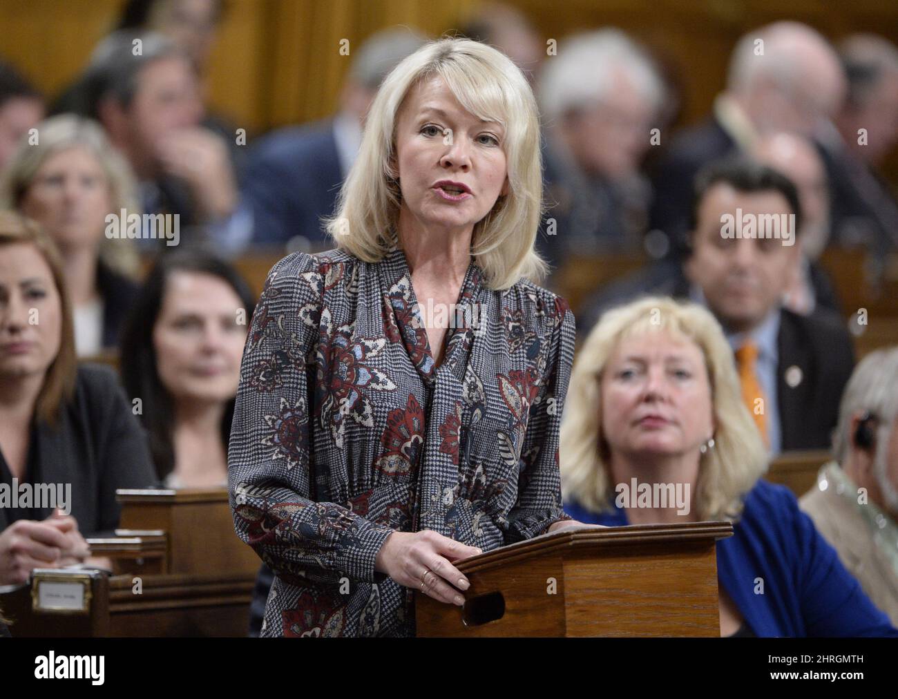 Opposition House Leader Candice Bergen rises during question period in ...