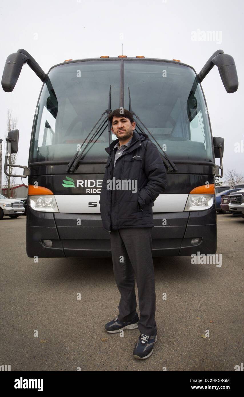 Firat Uray who is starting Rider Express bus lines on the prairies ...