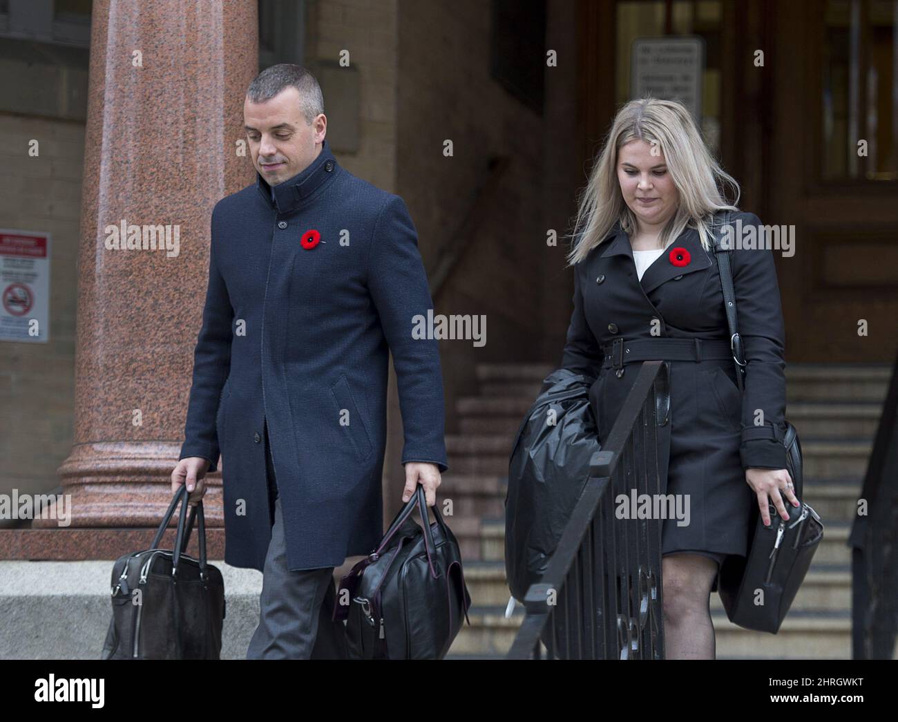 Nathan Gorham, left, and his associate, Spencer MacInnis, lawyers ...