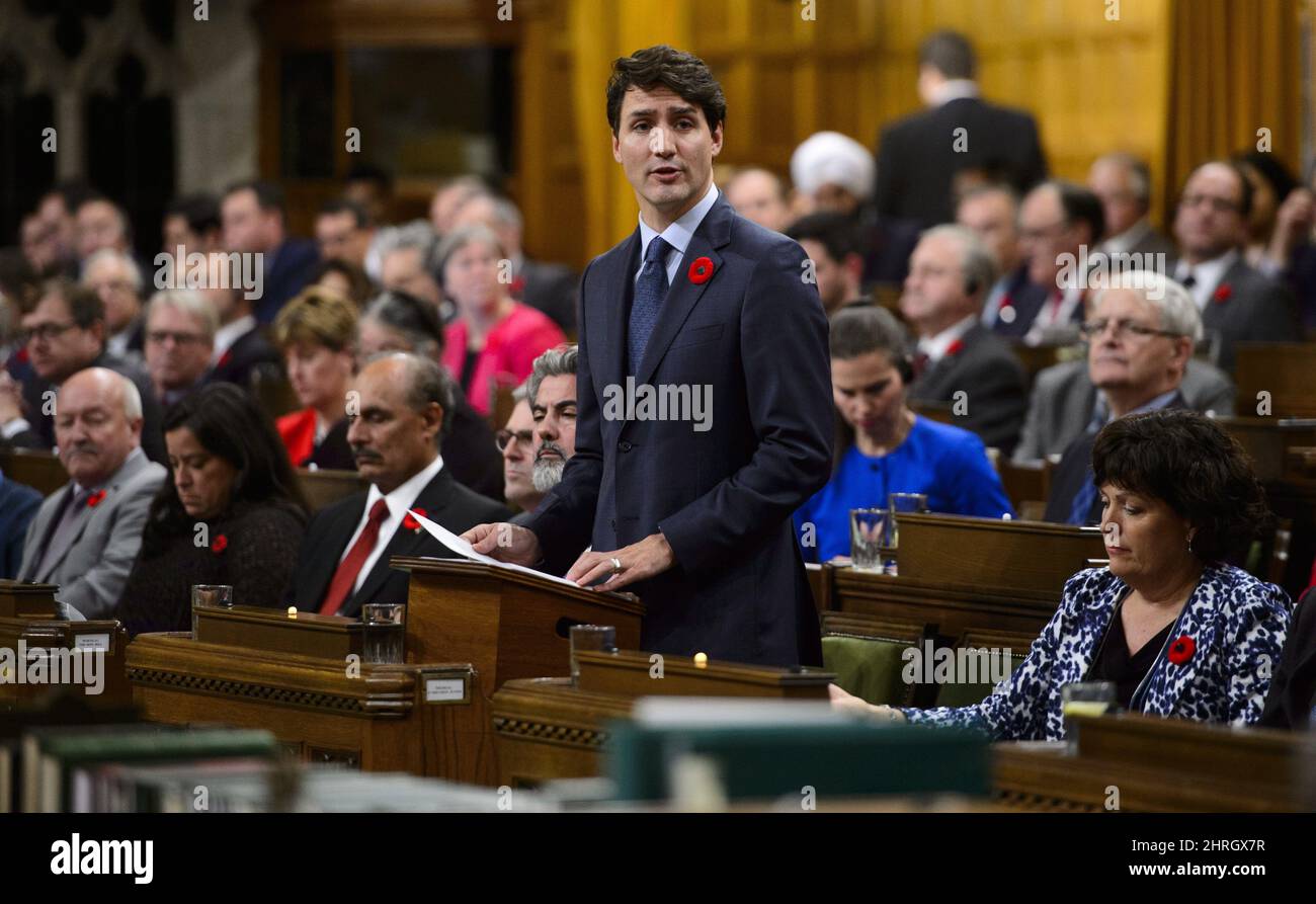 Prime Minister Justin Trudeau delivers a formal apology over the fate ...