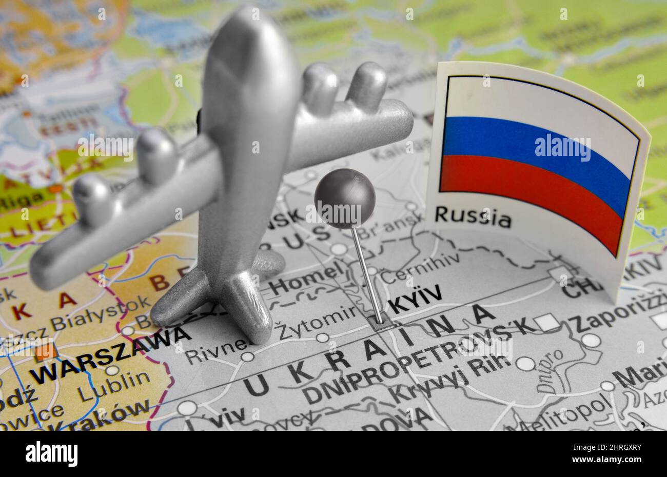 Ukraine airspace map hi-res stock photography and images - Alamy