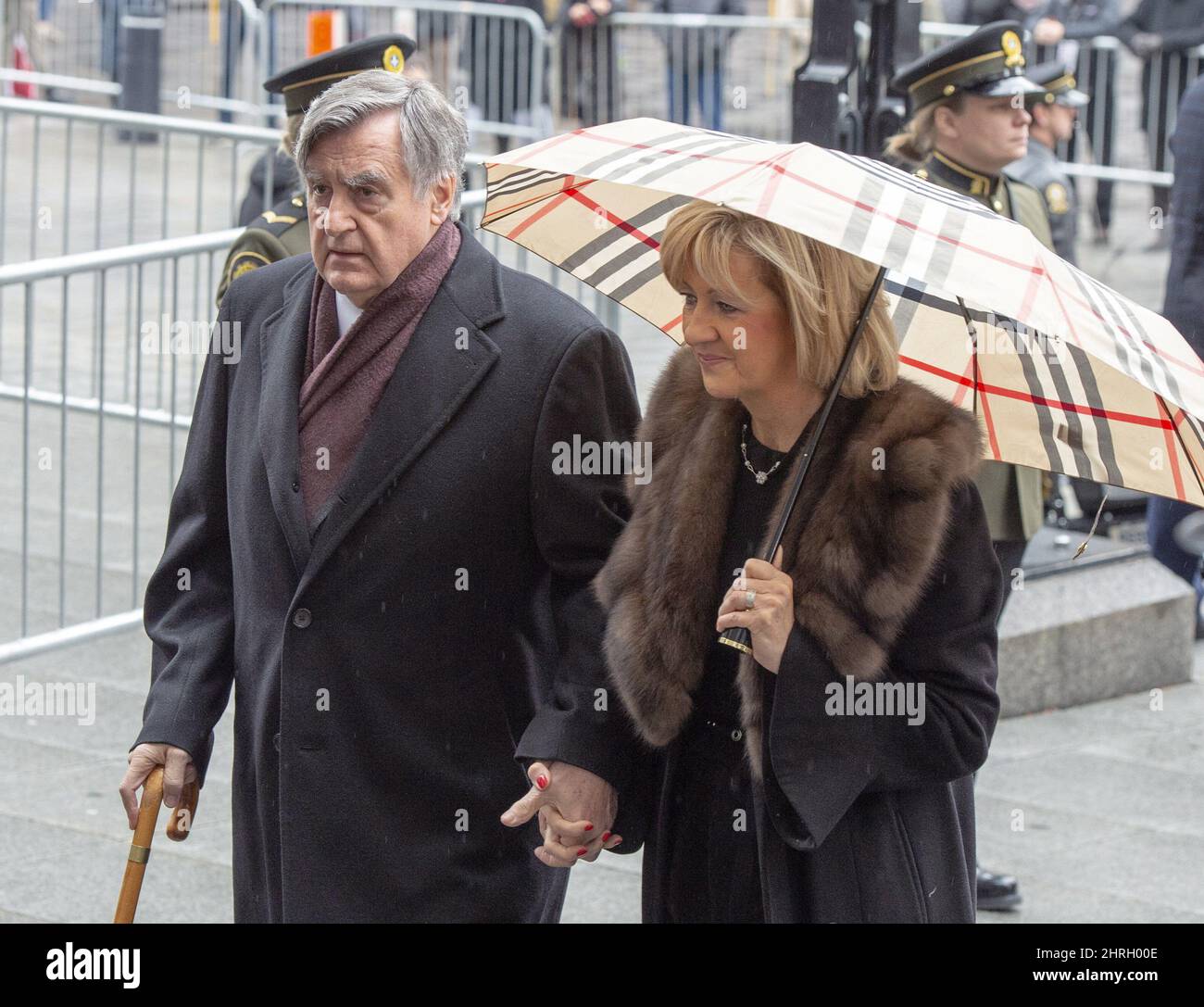 Former Quebec premier Lucien Bouchard and his wife, Solange Dugas ...
