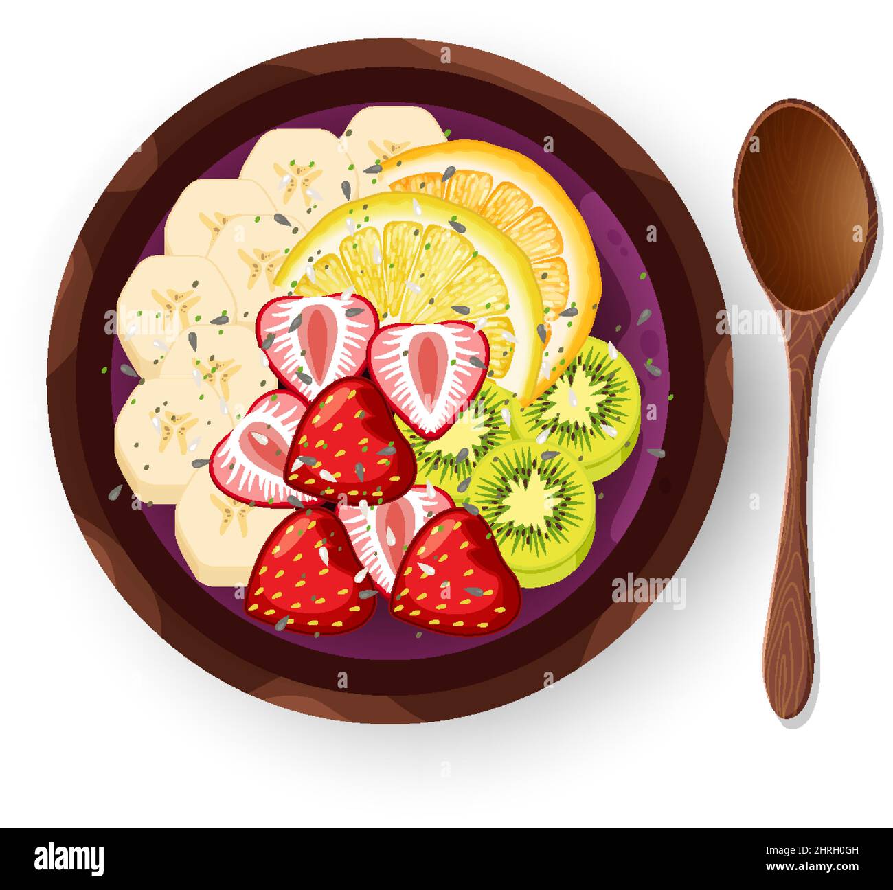 Acai fruit vector vectors Stock Vector Images - Alamy