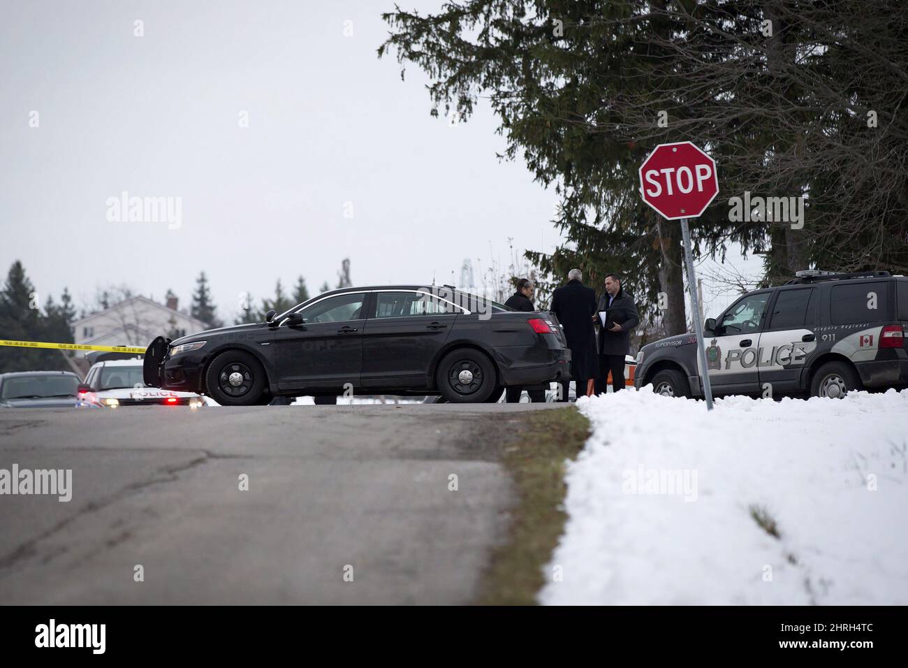 Niagara Regional Police, OPP and the SIU attend a scene near Effingham ...