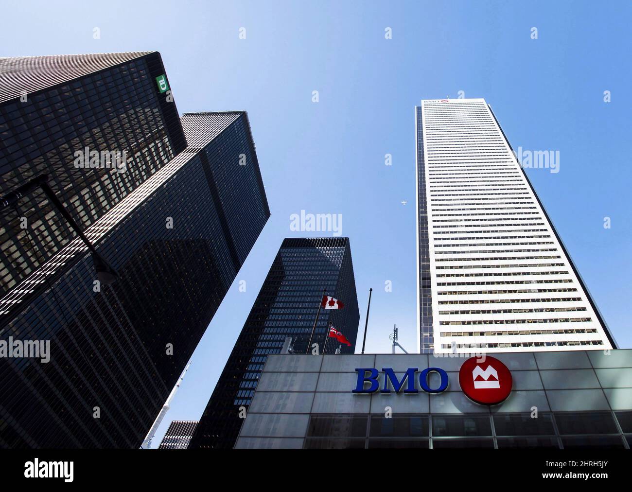 The BMO office tower is shown in Toronto's financial district in ...
