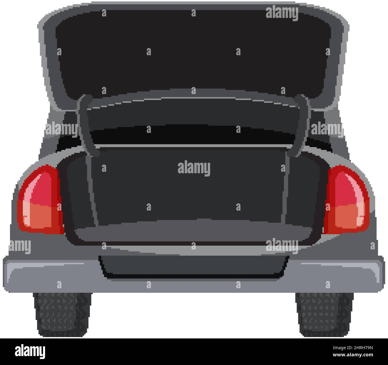 A car boot on white background illustration Stock Vector Image & Art ...