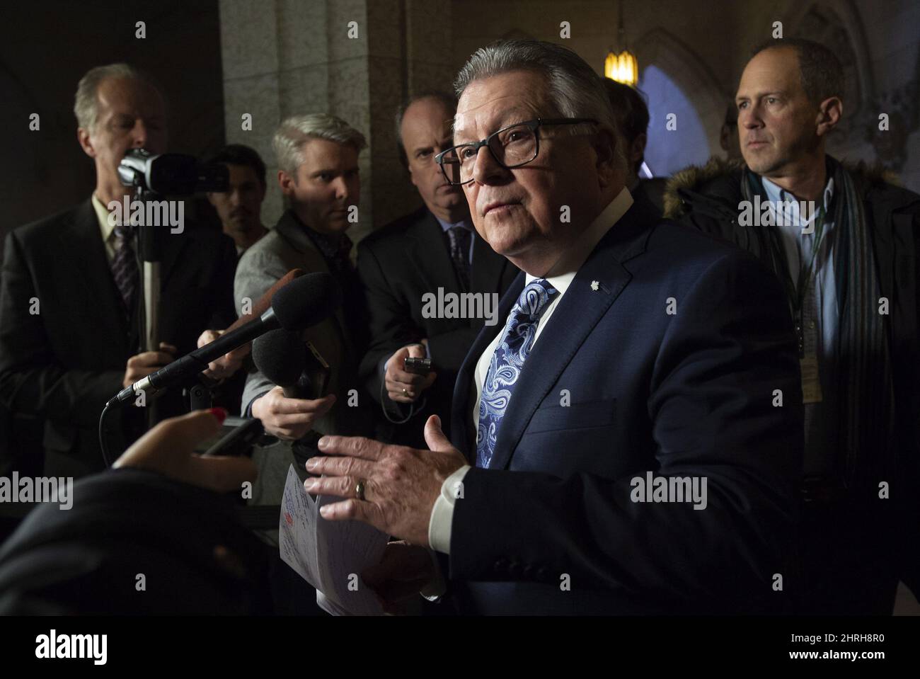Public Safety and Emergency Preparedness Minister Ralph Goodale speaks ...