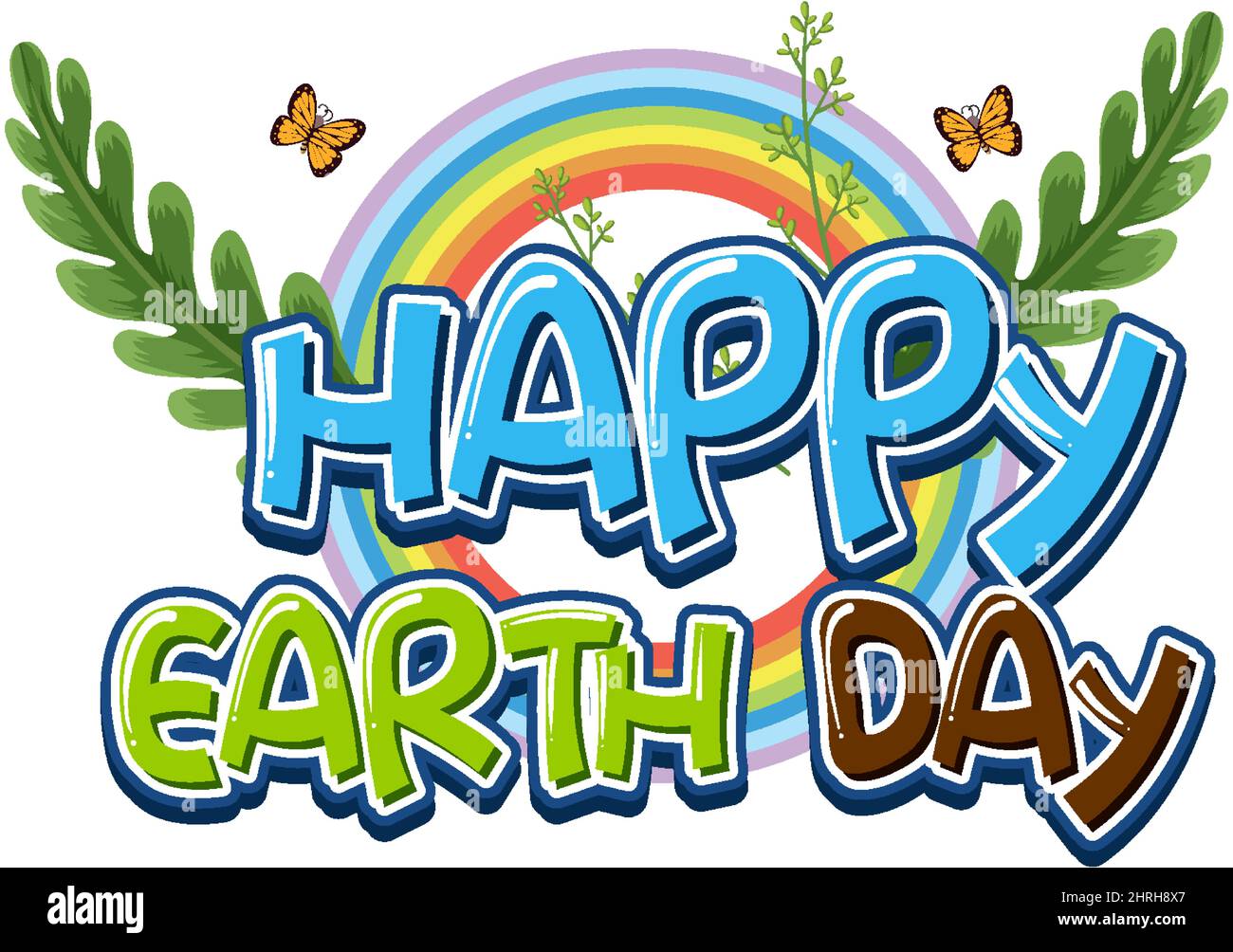 Happy Earth Day banner design illustration Stock Vector Image & Art - Alamy