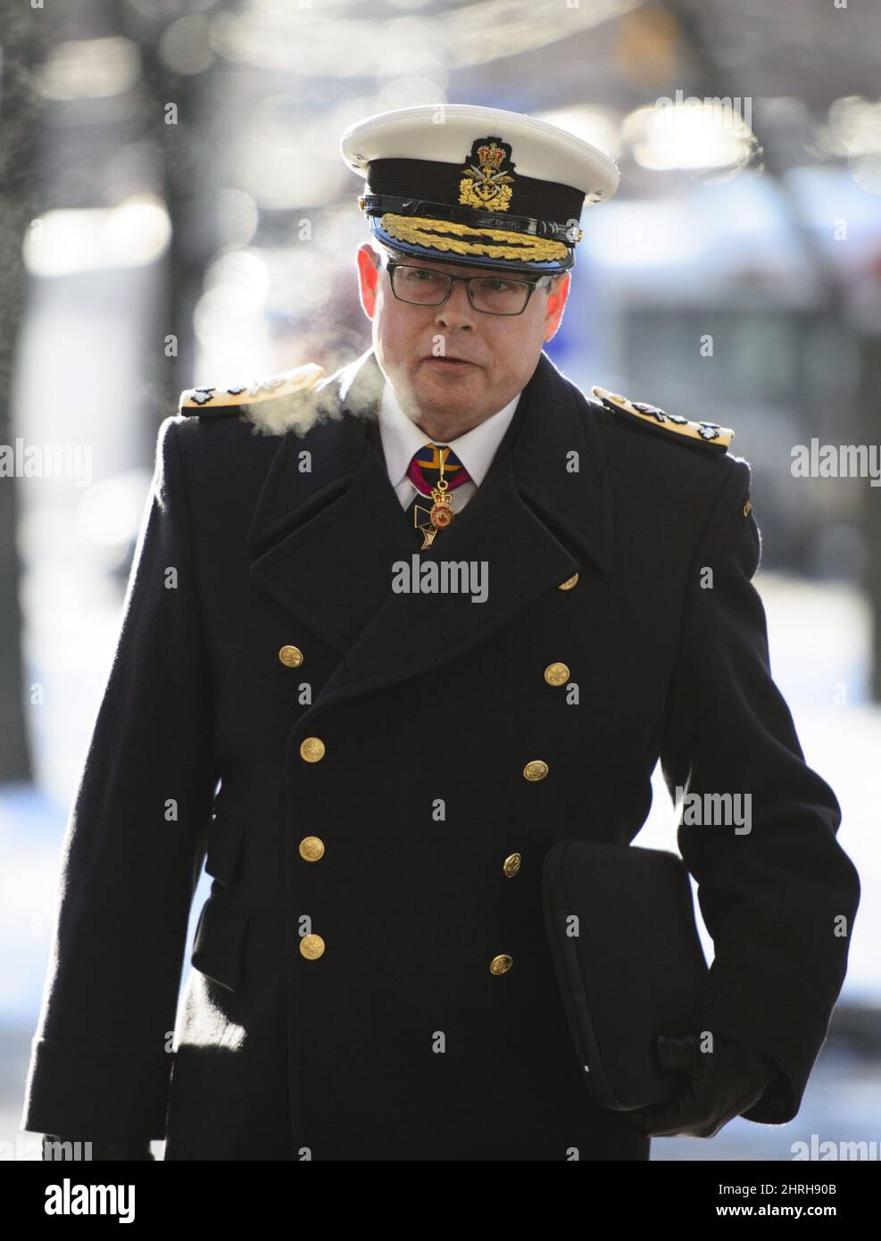 Vice Admiral Mark Norman arrives to the Ottawa Courthouse in Ottawa on ...