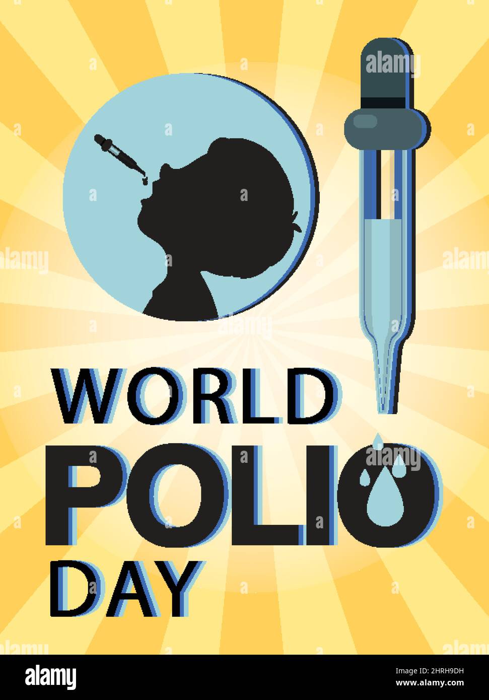 Poster template polio hi-res stock photography and images - Alamy