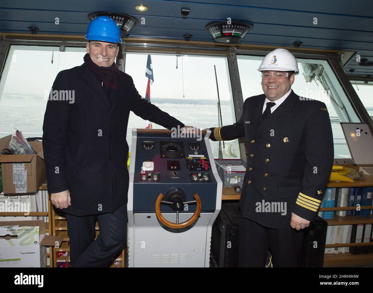 Jean-Yves Duclos, left, minister of Families, Children and Social ...