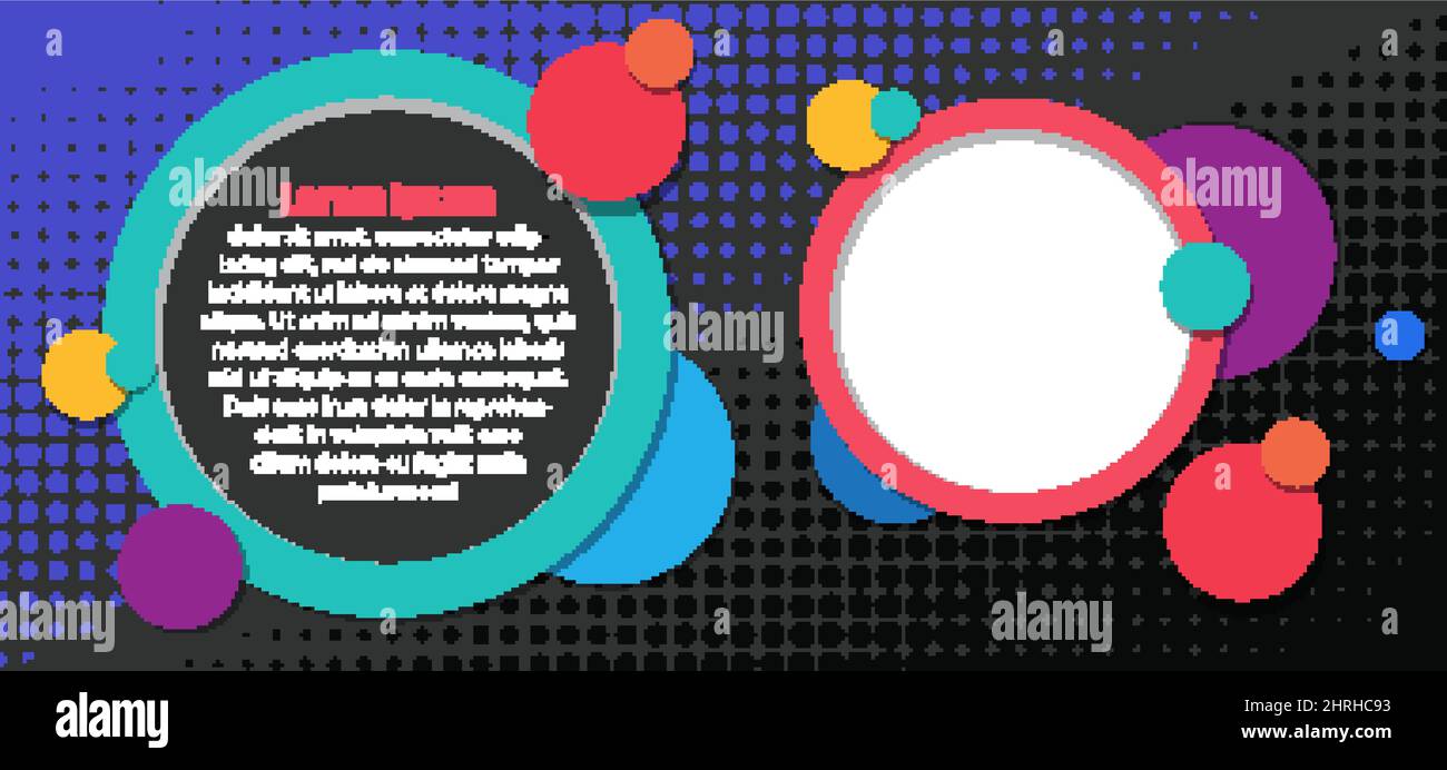 Abstract round background template illustration Stock Vector Image ...