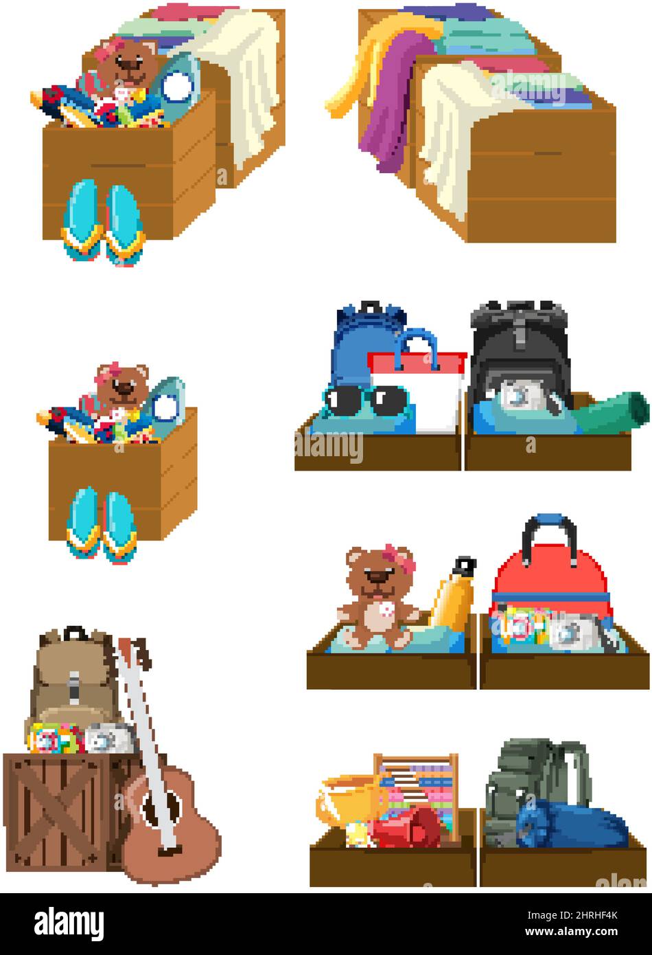 Set of many object for sale illustration Stock Vector Image & Art - Alamy