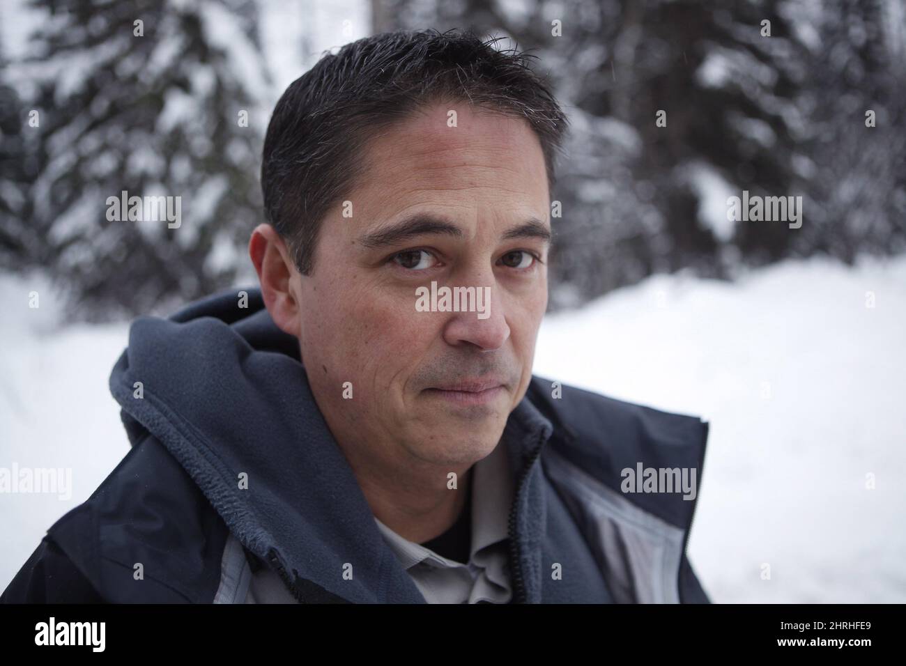 RCMP Aboriginal Liaison Officer Ben Smith is photographed at the Gidimt ...