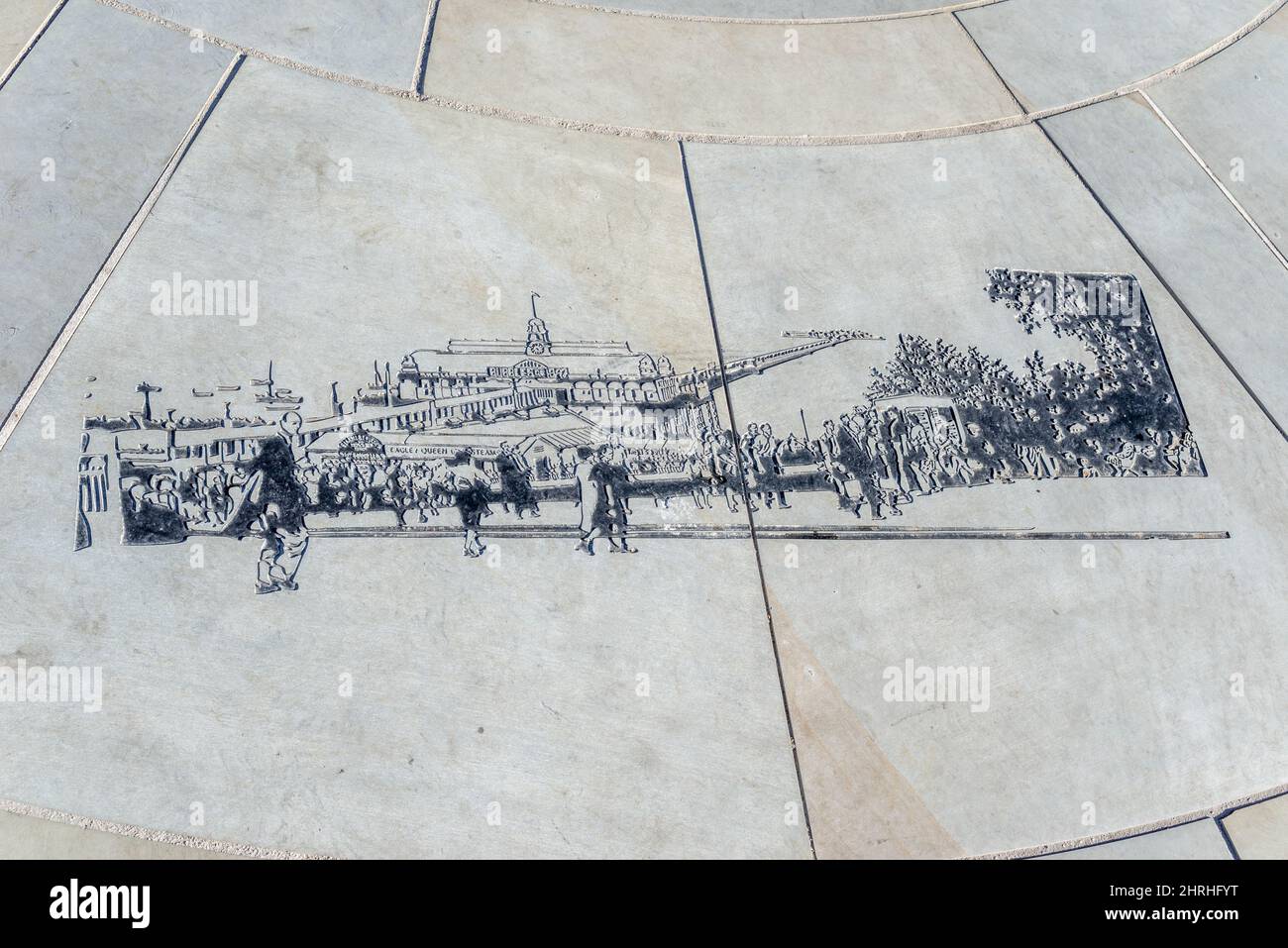 Newly unveiled wayfinding stone circle attraction at the top of the ...