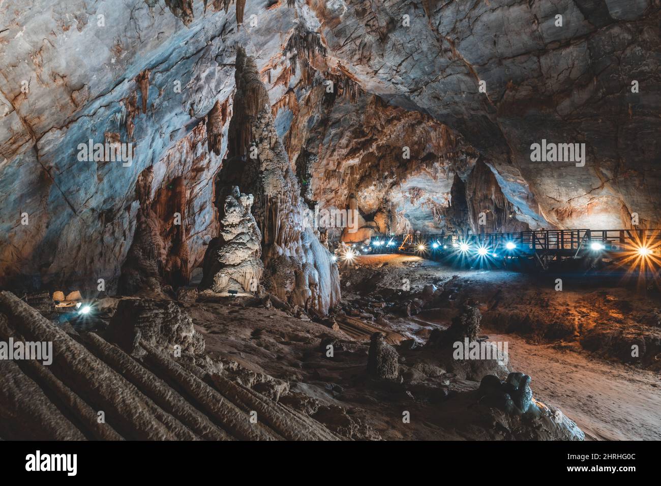 Deep cave in Vietnam Stock Photo - Alamy