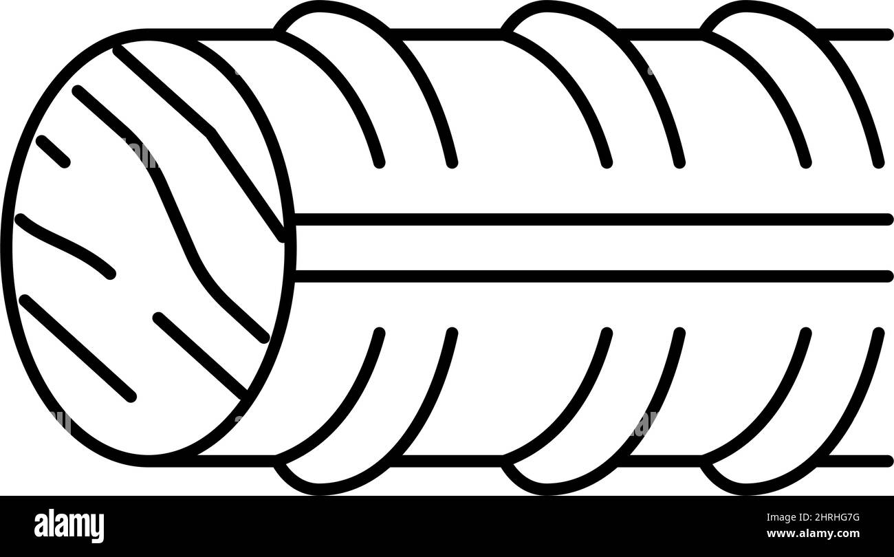 threaded fittings line icon vector illustration Stock Vector Image ...