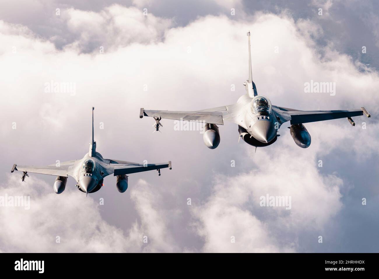 United States F/A-18 Super Hornets and Greek F-16 Fighting Falcons ...