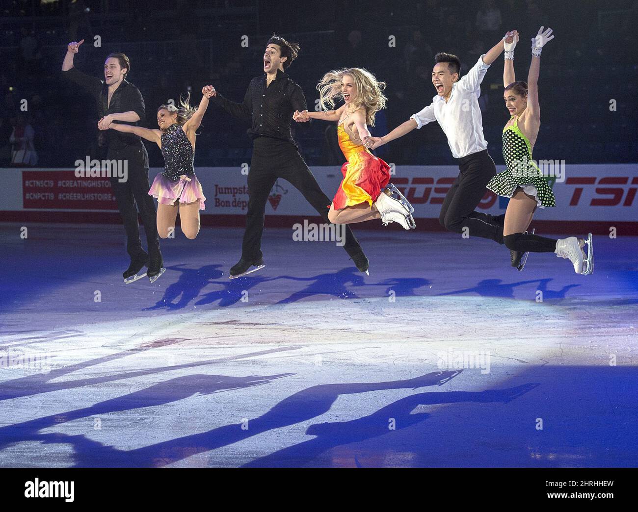 Gold Medallists Michael Marinaro and Kirsten Moore-Towers, pairs ...