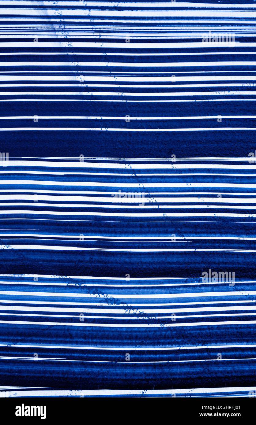 Blue horizontal lines abstract hi-res stock photography and images - Alamy