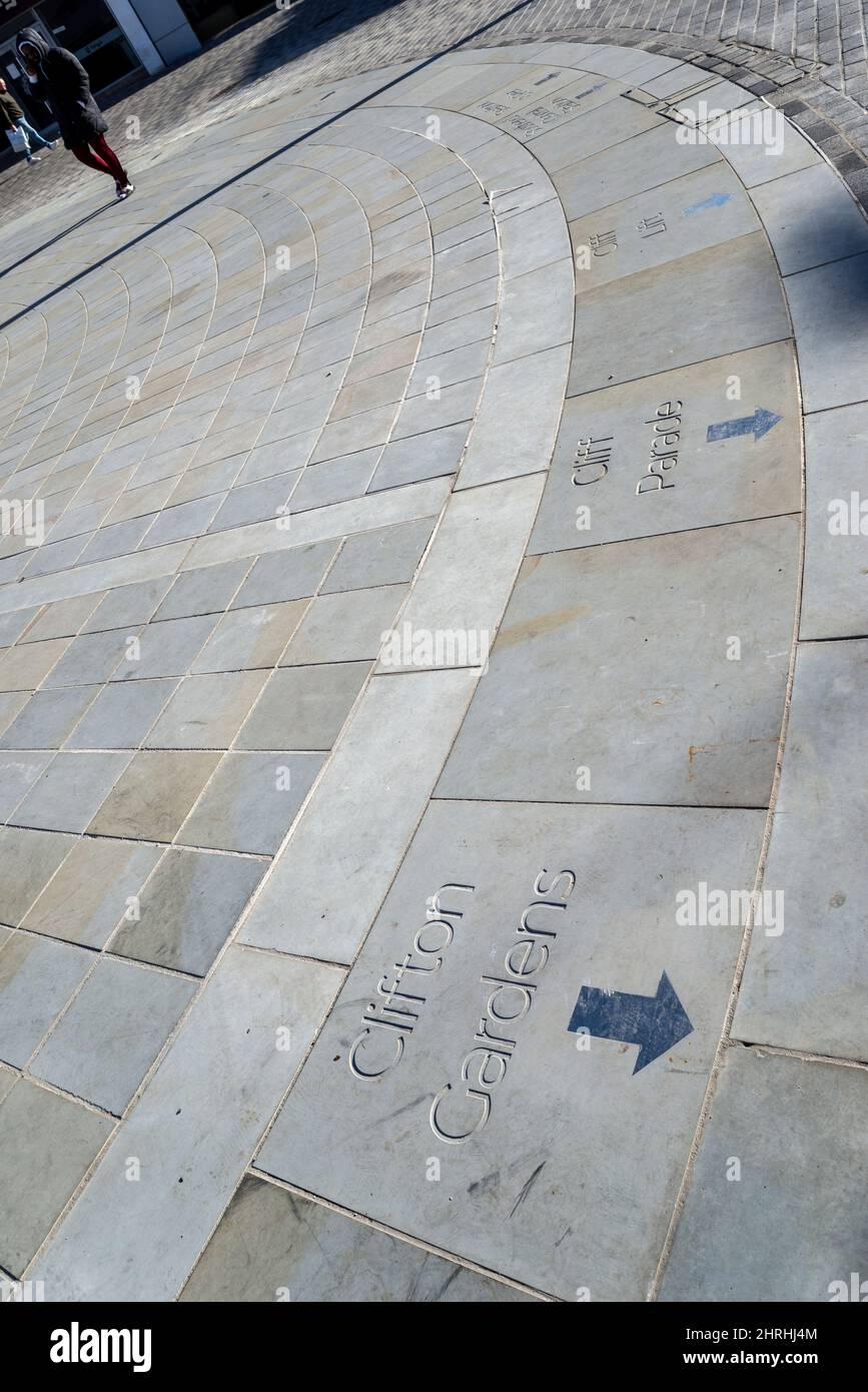 Newly unveiled wayfinding stone circle attraction at the top of the ...