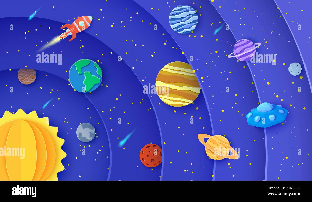 Solar System Paper Model