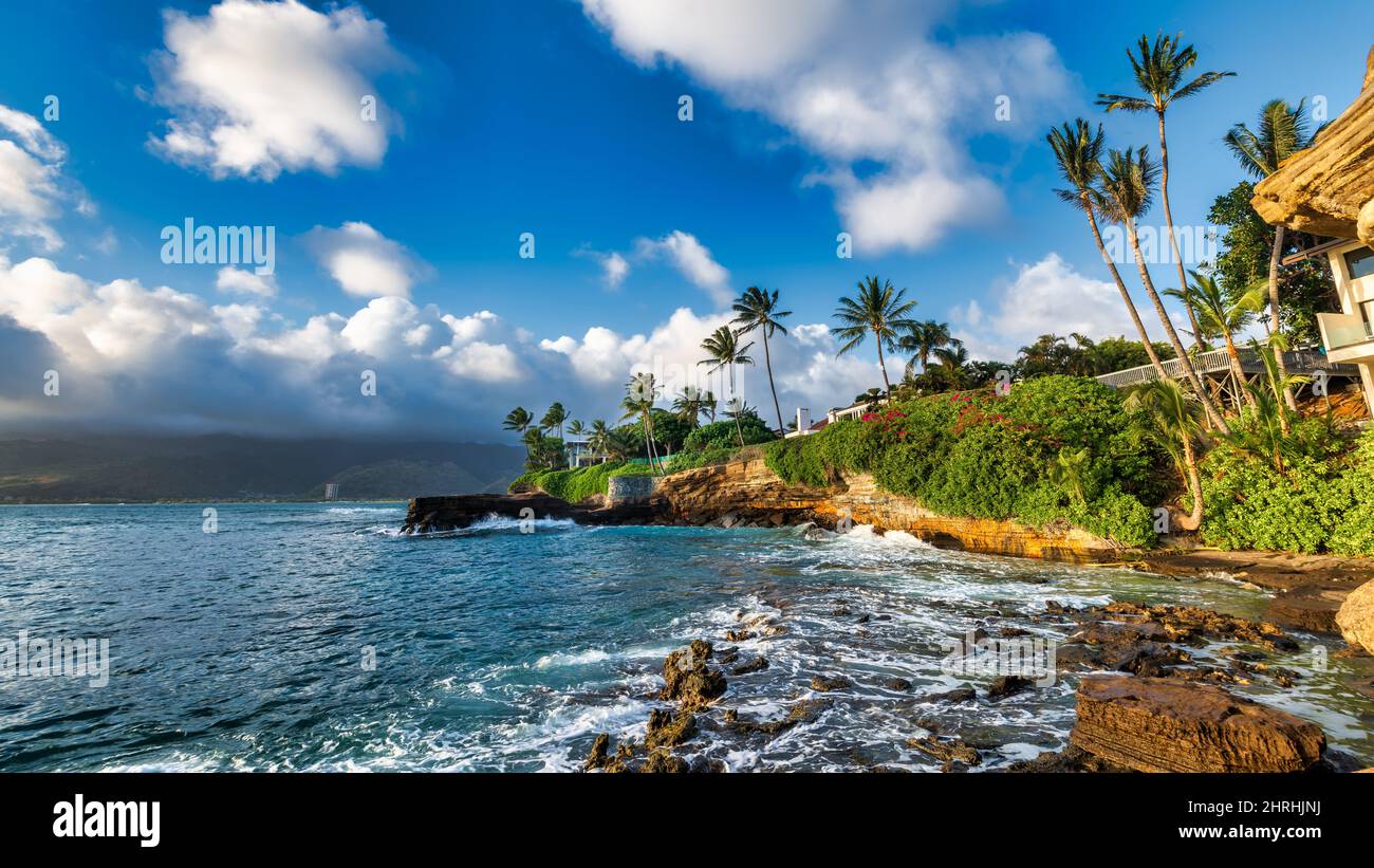 Beautiful shot of the Koko Kai Mini Beach Park in the USA Stock Photo ...