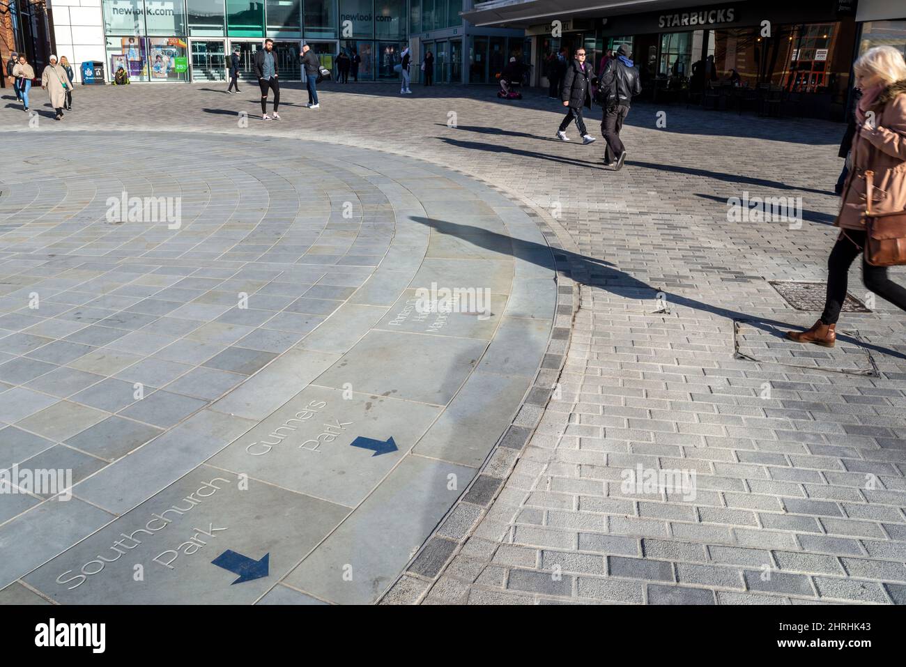 Newly unveiled wayfinding stone circle attraction at the top of the ...