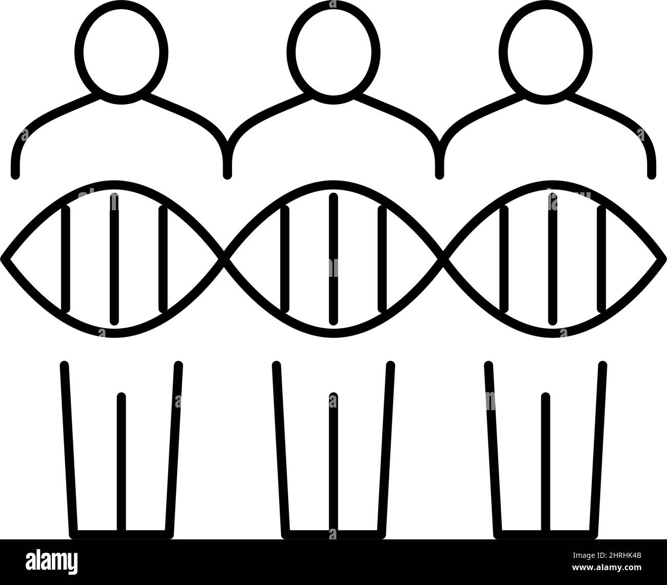 Laboratory researching genetic molecule line hi-res stock photography ...