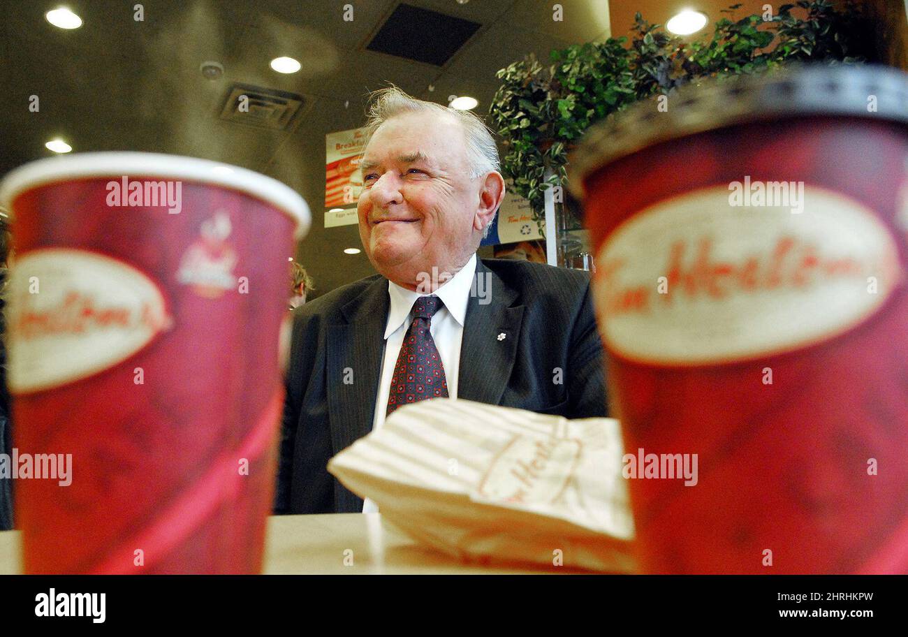Tim Hortons co-founder Ron Joyce is photographed in Toronto on Friday ...