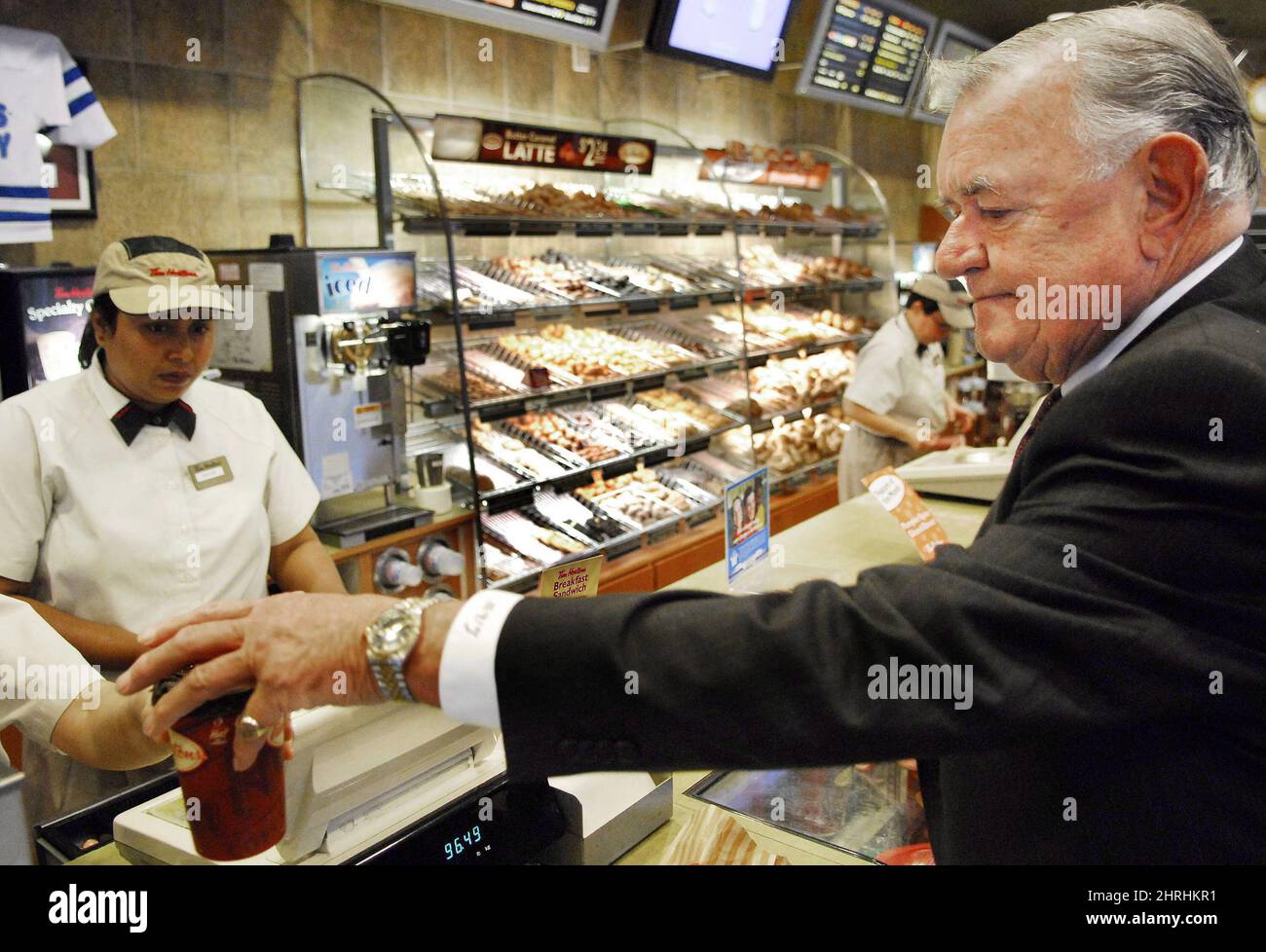 Ron Joyce Co Founder Of Tim Hortons Is Shown In An Oct 20 2006