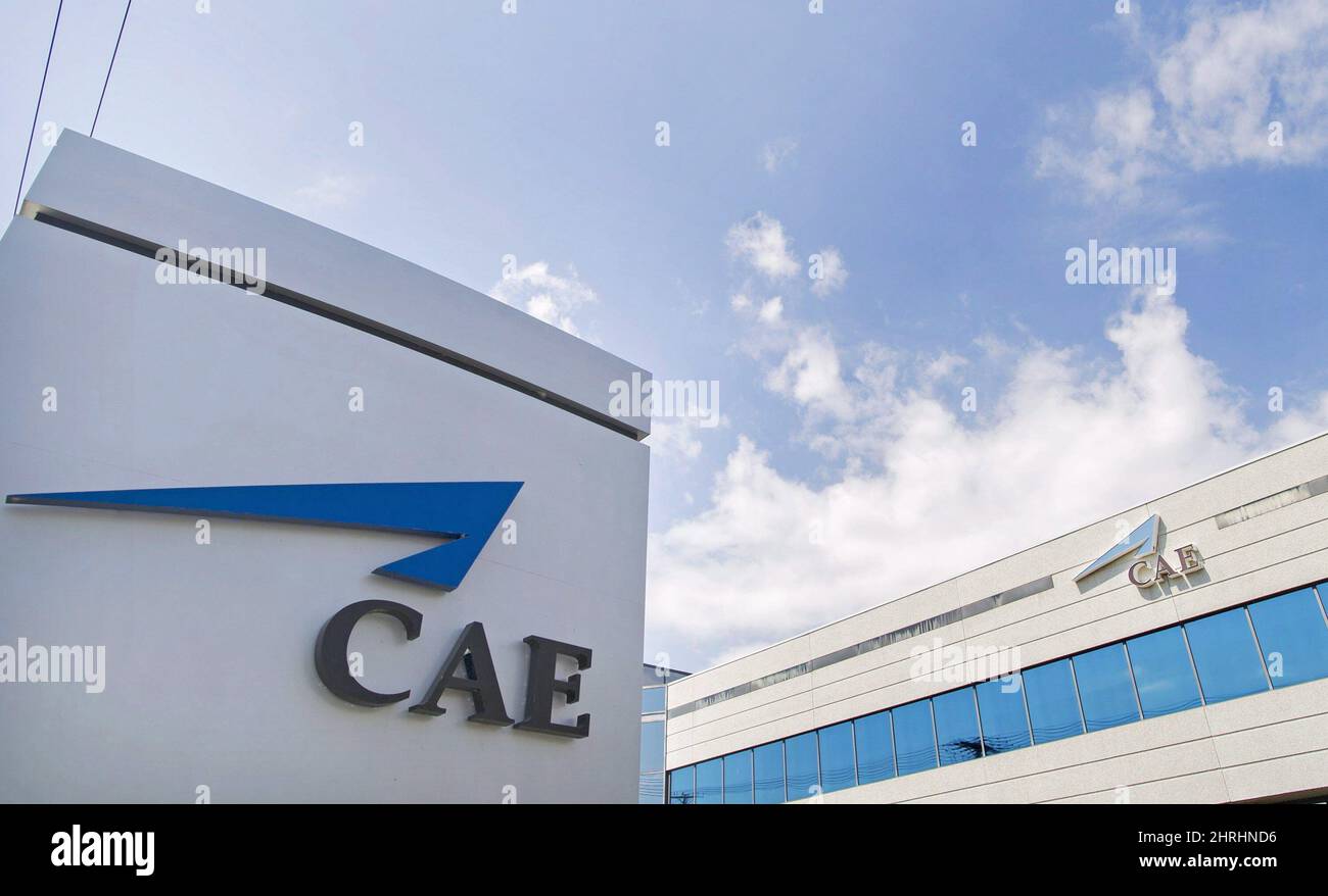 CAE corporate headquarters are shown in Montreal, Wednesday, August 10 ...